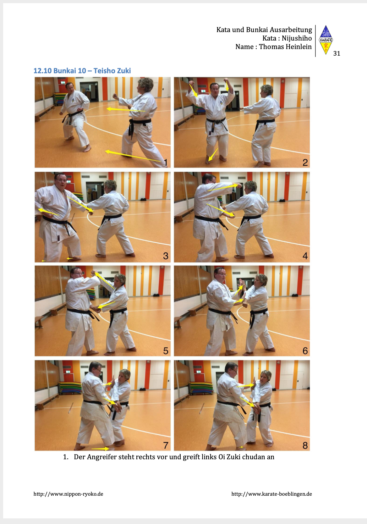 Nijushiho – Kata und Bunkai - Karate-Perfekt.de 空手 - パーフェクト